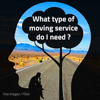 Types of Moving Companies and Types of Moving Services